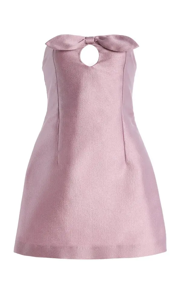 Bernadette Charlotte Bow Detailed Mini Dress