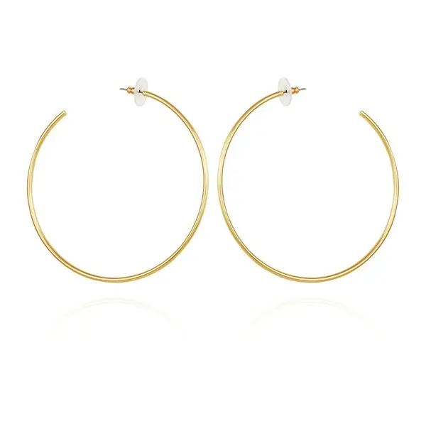 Vince Camuto Hoop Earrings - Gold Tone