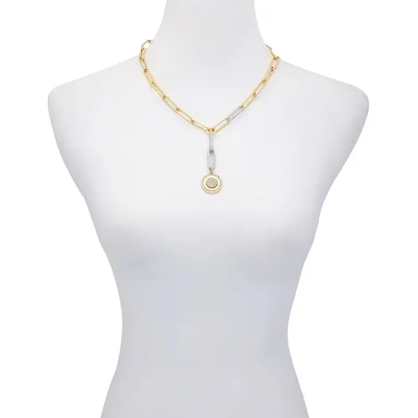 Vince Camuto Coin Pendant Y Necklace