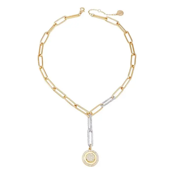 Vince Camuto Coin Pendant Y Necklace
