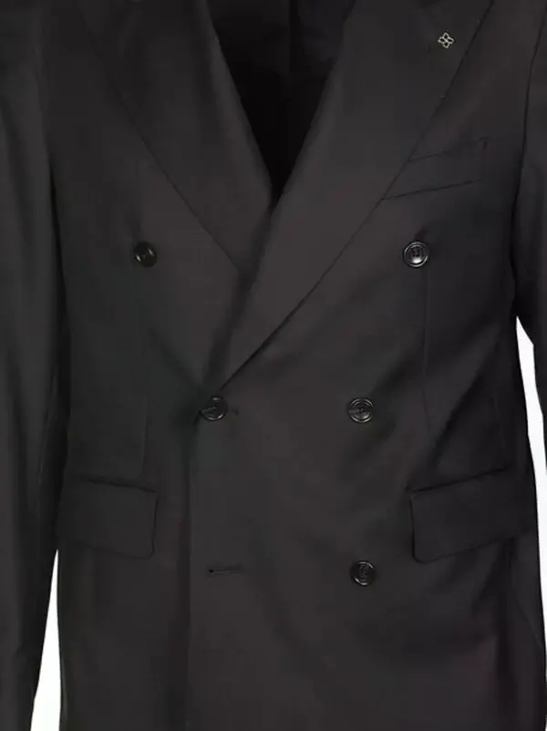 Tagliatore Double-breasted Tailored Suit - Black