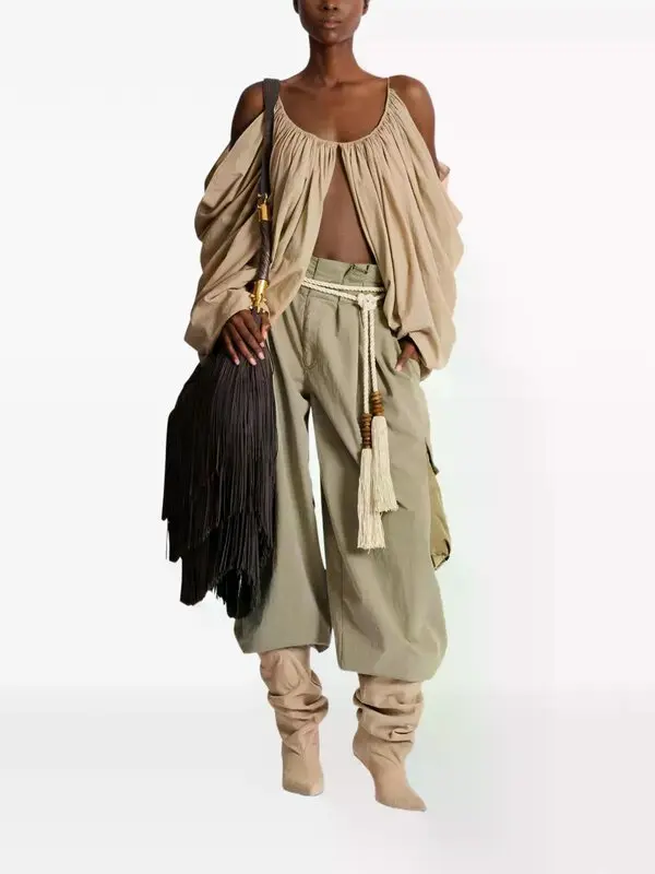 Balmain Cotton Blouse - Neutrals