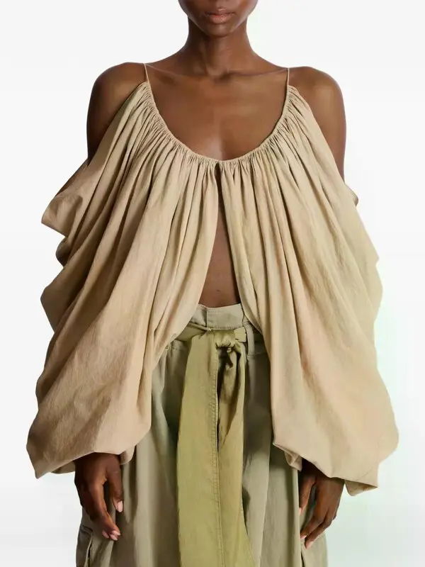 Balmain Cotton Blouse - Neutrals