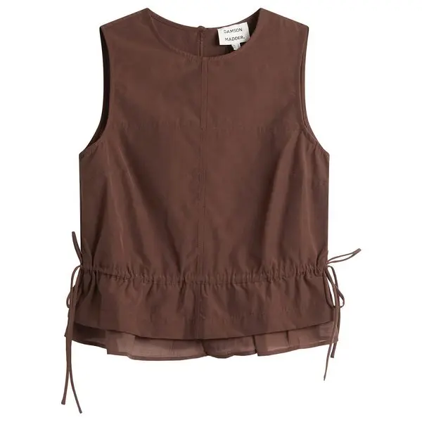 DAMSON MADDER Ailani Sheer Panel Blouse