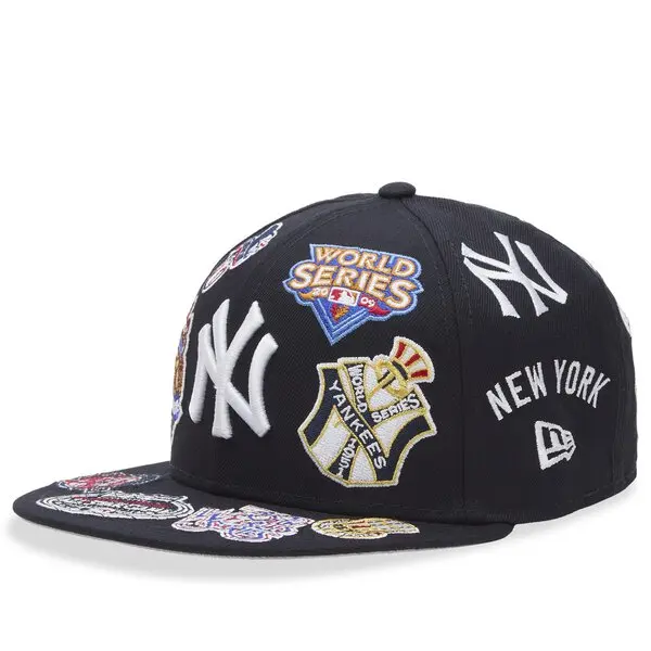 New Era New York Yankees All Over 59fifty Cap - Blue