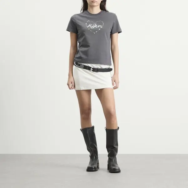 KIJUN Pebble Heart T-shirt