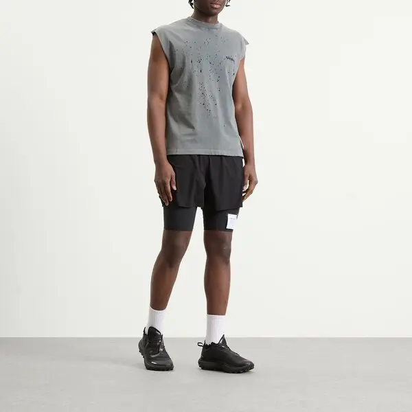Satisfy Mothtech™ Muscle T-shirt - Faded Black