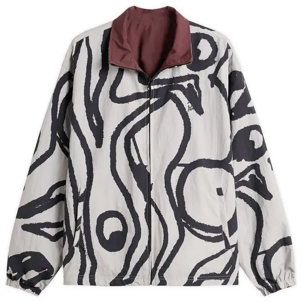 PARRA Freak Scene Reversible Track Top - Grey