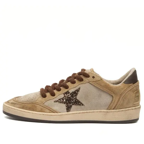GOLDEN GOOSE Ball Star Sneaker - Beige/brown
