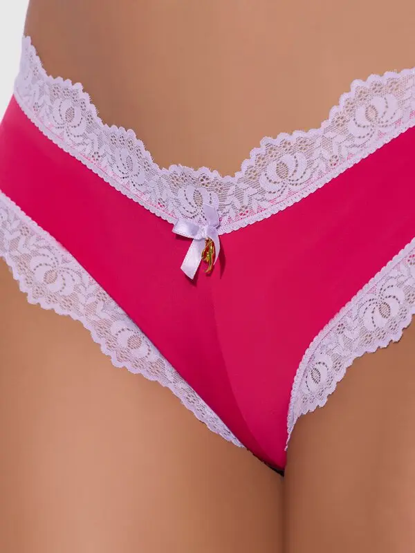 Frederick's Of Hollywood Jenna Micro G-string - Lavender Raspberry