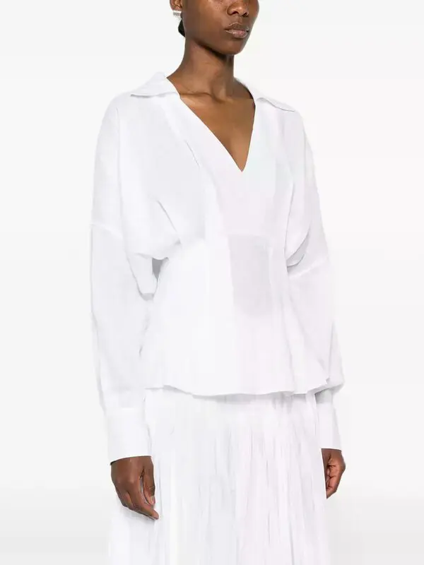 GENNY Collar V-neck Blouse