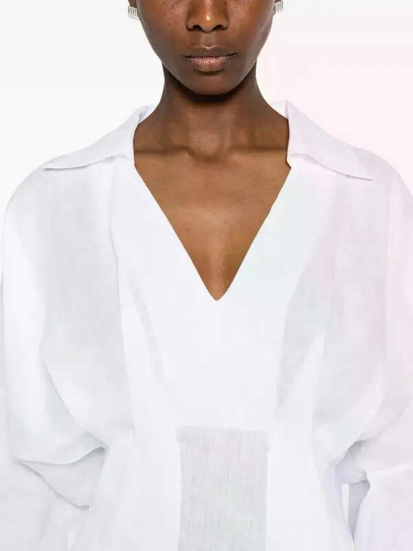 GENNY Collar V-neck Blouse
