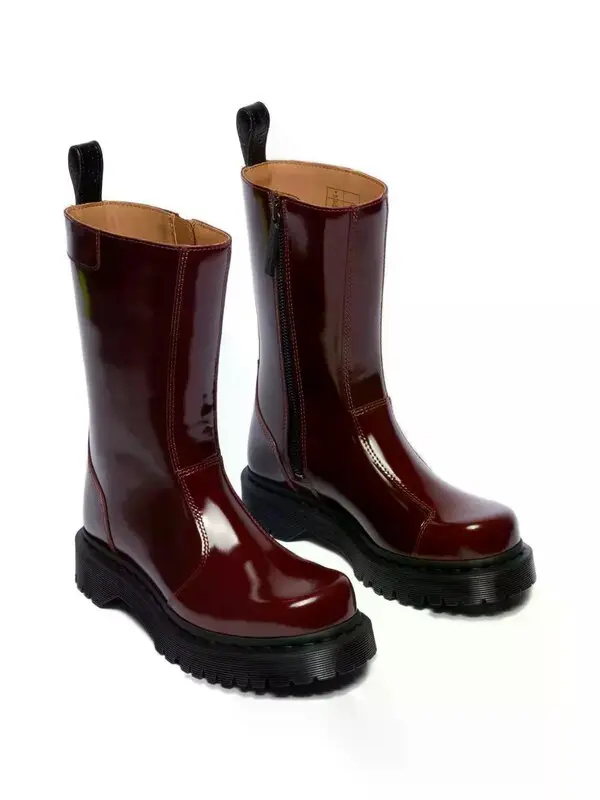Dr. Martens Rejena Zip Chelsea Boots - Red