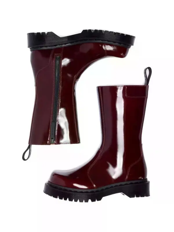Dr. Martens Rejena Zip Chelsea Boots - Red