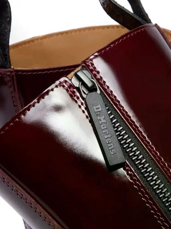 Dr. Martens Rejena Zip Chelsea Boots - Red