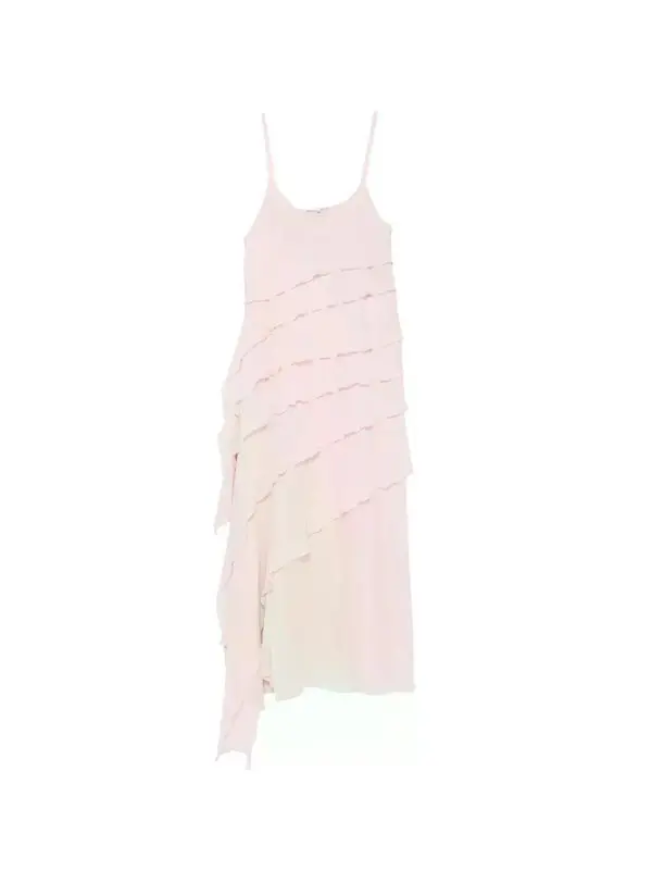 Antonelli Firenze Marilyn Ruffled Dress - Pink