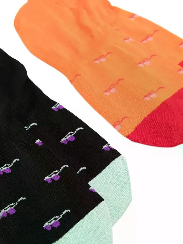 Paul Smith Patterned No Show Socks