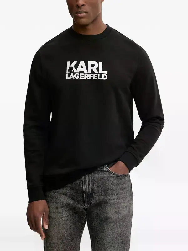Karl Lagerfeld Logo-print Sweatshirt - Black