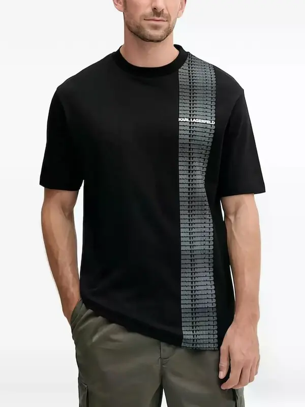 Karl Lagerfeld Logo Stripe T-shirt
