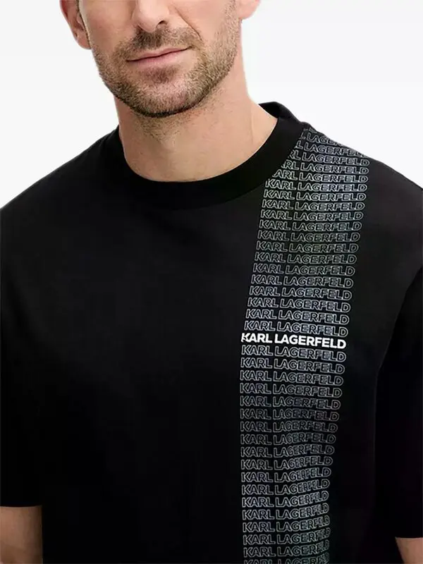 Karl Lagerfeld Logo Stripe T-shirt