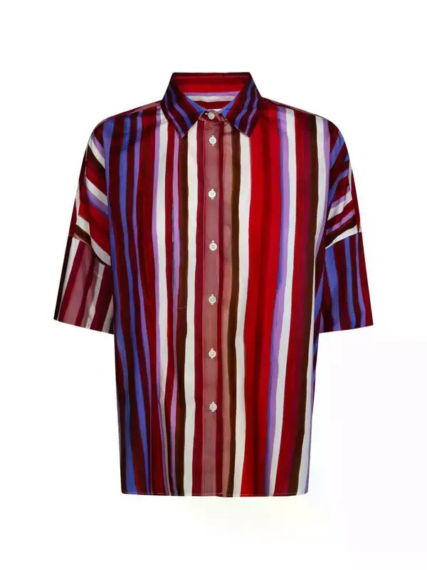 ROBERT FRIEDMAN Striped Oversized Shirt