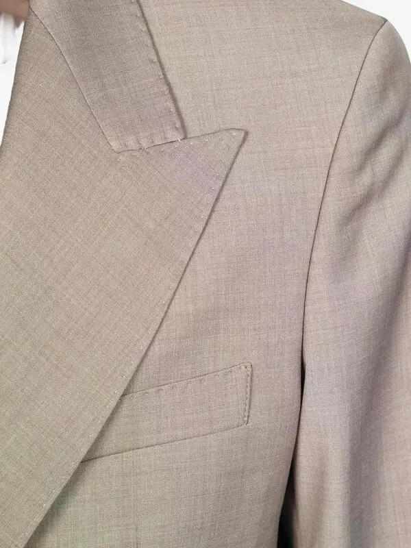 MARSEM Double-breasted Six-button Suit - Neutrals