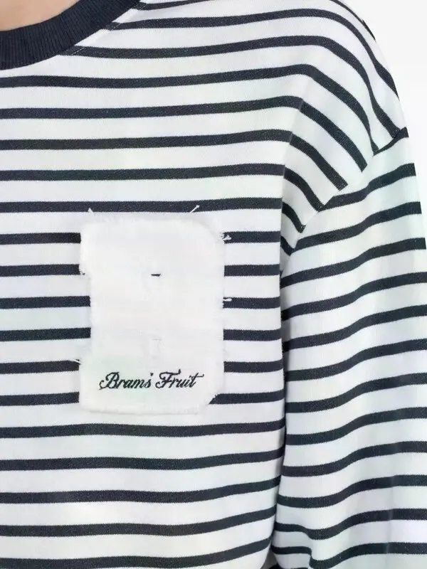BRAM’S FRUIT Striped Long-sleeved T-shirt