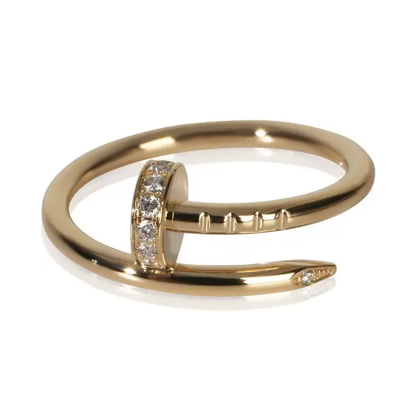 Cartier Yellow Gold And Diamond Juste Un Clou Ring - Yellow_gold