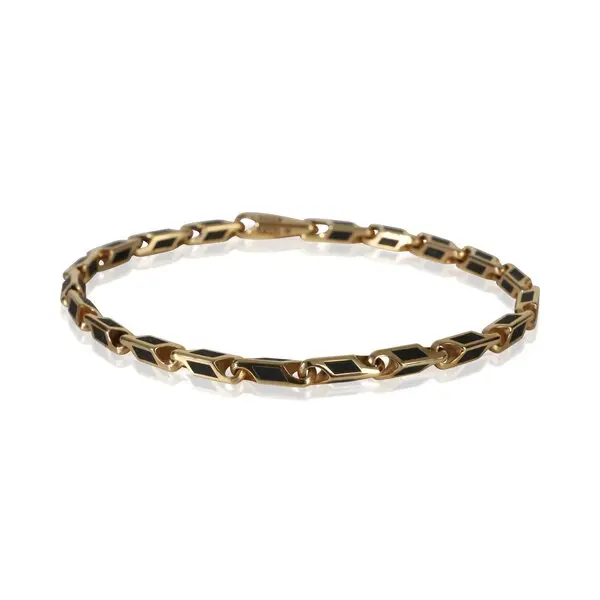 David Yurman Yellow Gold Streamline Faceted Chain Bracelet - Yellow_gold