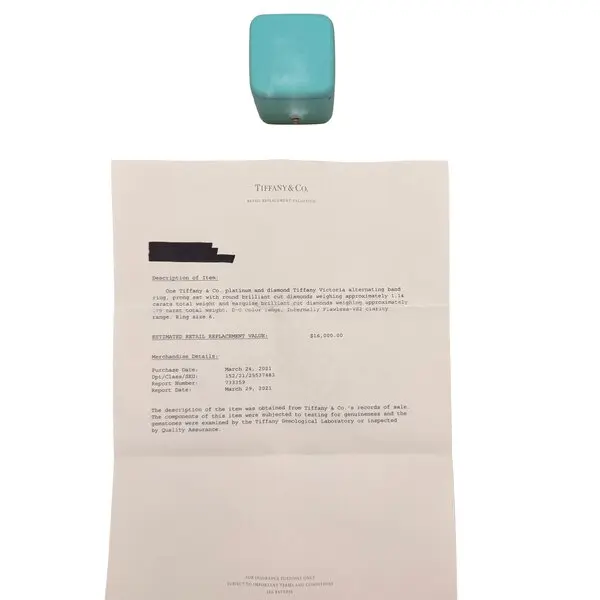 Tiffany & Co. Diamond Victoria Ring