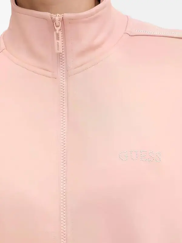 Guess Octavia Zip Sweatshirt - Pink