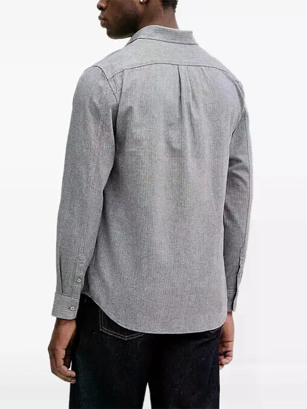 Guess Herringbone Cotton Shirt