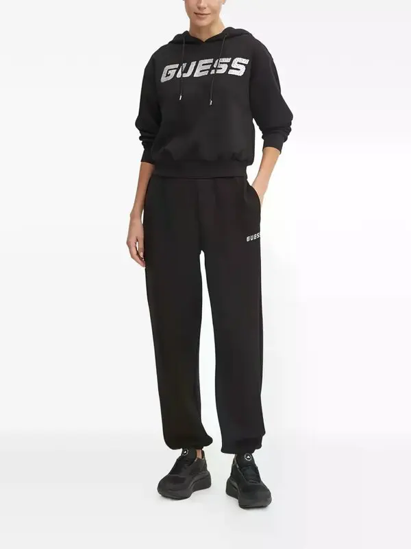 Guess Rhinestone Logo Trousers