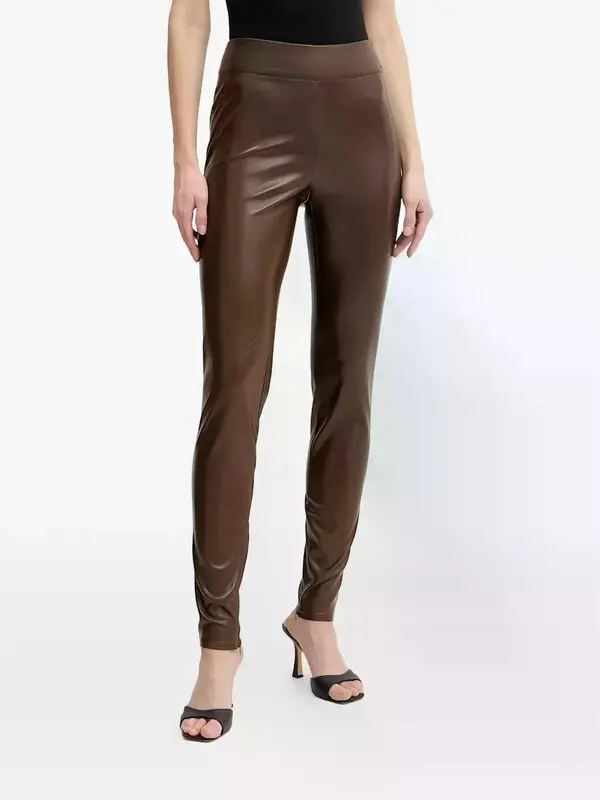 Guess Fitted Trousers - Brown