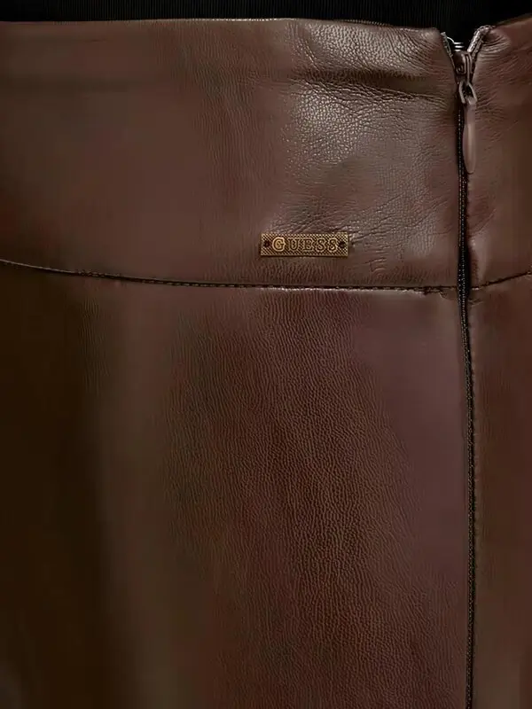 Guess Fitted Trousers - Brown