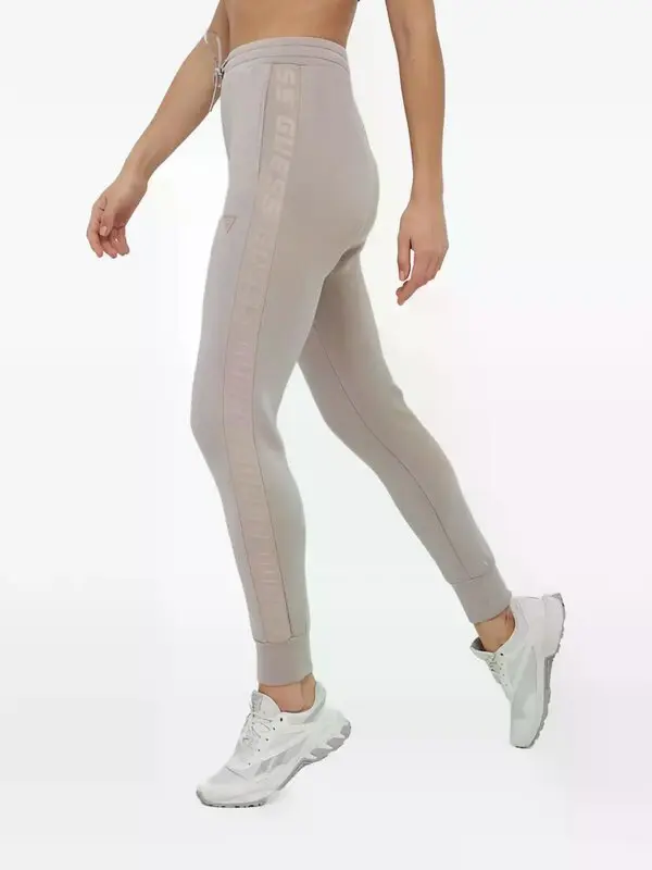 Guess Logo Detail Track Pants - Neutrals