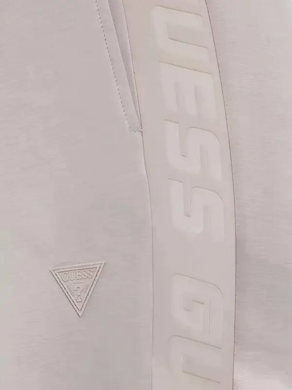 Guess Logo Detail Track Pants - Neutrals