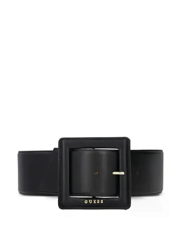 Guess Square-buckle Belt - Black
