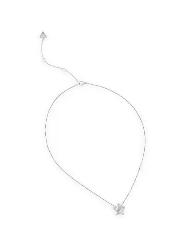 Guess Star Pendant Necklace - Silver