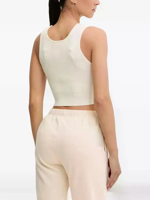 Guess Ribbed-knit Crop Top