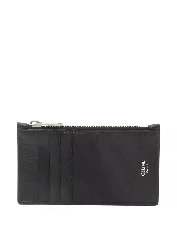 Celine 2020s Zip-fastening Card Holder - Black