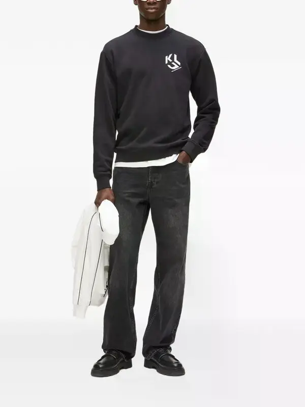 Karl Lagerfeld Monogram-patch Sweatshirt