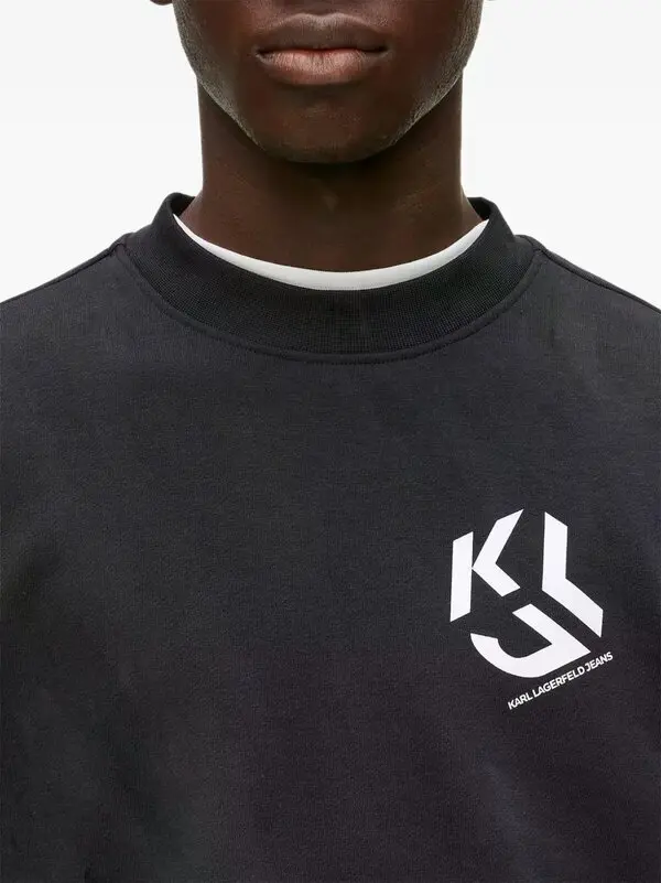 Karl Lagerfeld Monogram-patch Sweatshirt