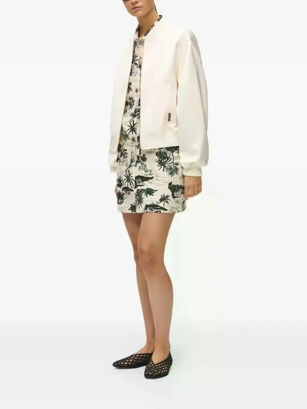 Karl Lagerfeld Côte D'azur Long-sleeve Bomber Jacket