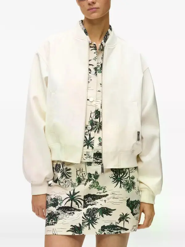 Karl Lagerfeld Côte D'azur Long-sleeve Bomber Jacket