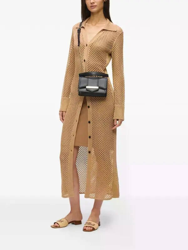 Karl Lagerfeld K/nova Leather Cross Body Bag