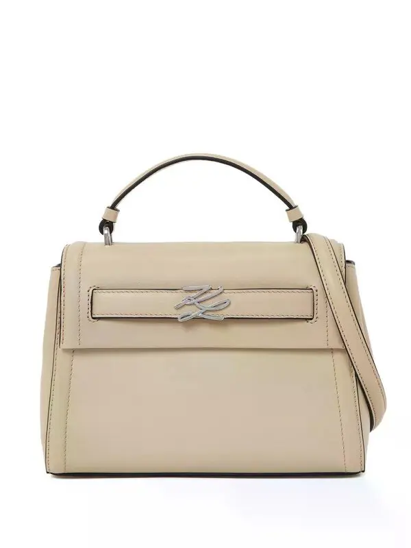 Karl Lagerfeld Small K/autograph Tote - Neutrals