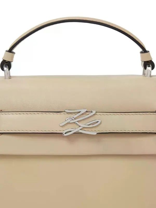 Karl Lagerfeld Small K/autograph Tote - Neutrals