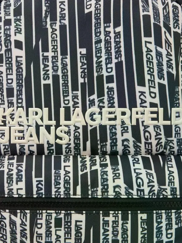 Karl Lagerfeld All-over Print Backpack - Black