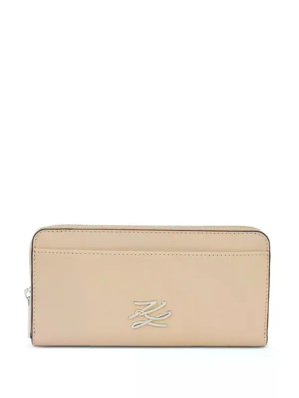 Karl Lagerfeld K/autograph Continental Wallet - Neutrals